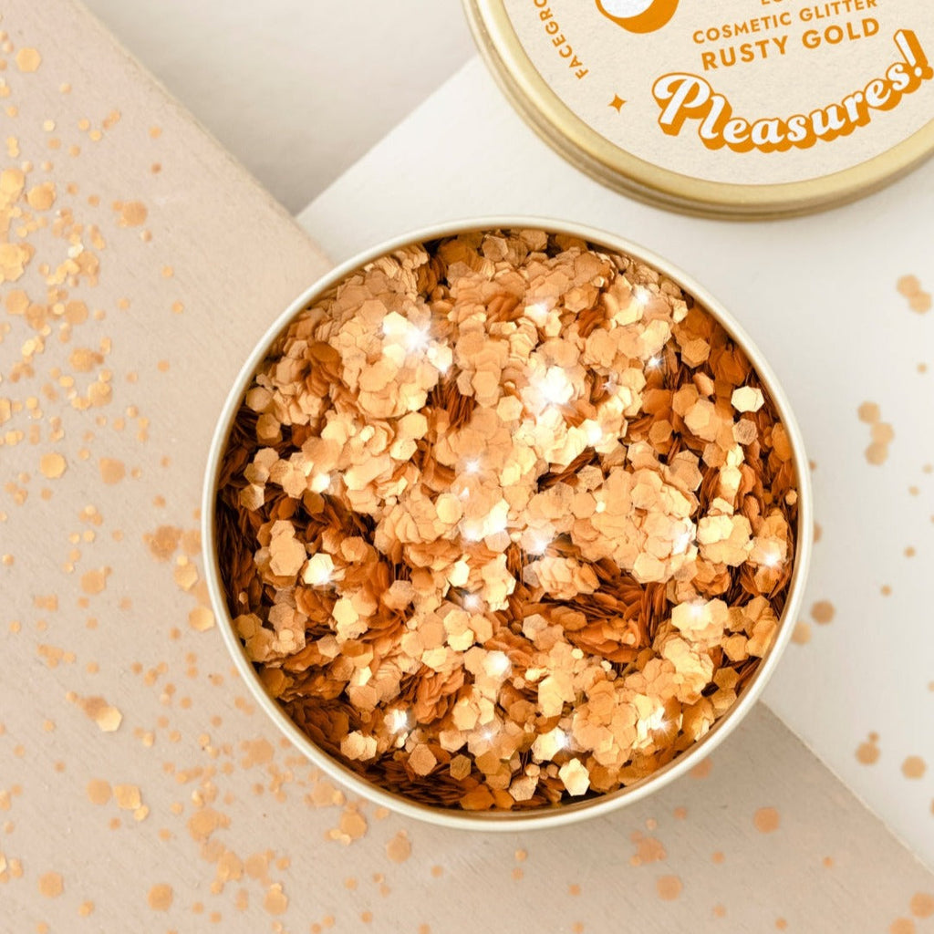 Bio brokat - rusty gold 10g - slowglow
